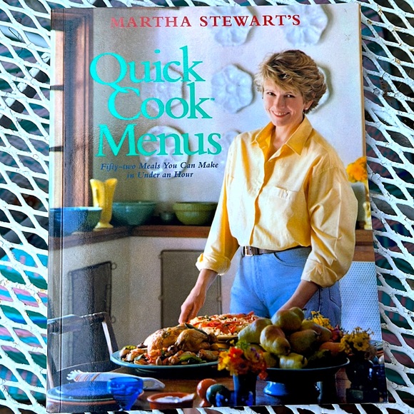Martha Stewart | Accents | Martha Stewart Cookbook Recipe Book Vintage ...
